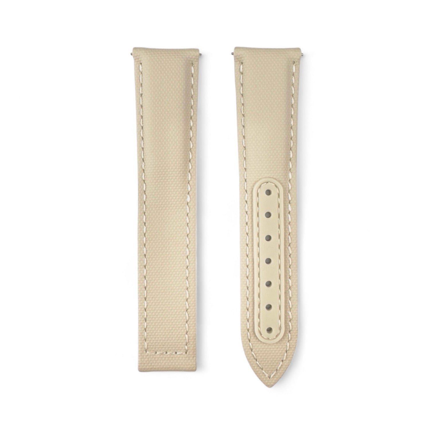 DEPLOY Premium Beige Sand Sailcloth Deployant Watch Strap