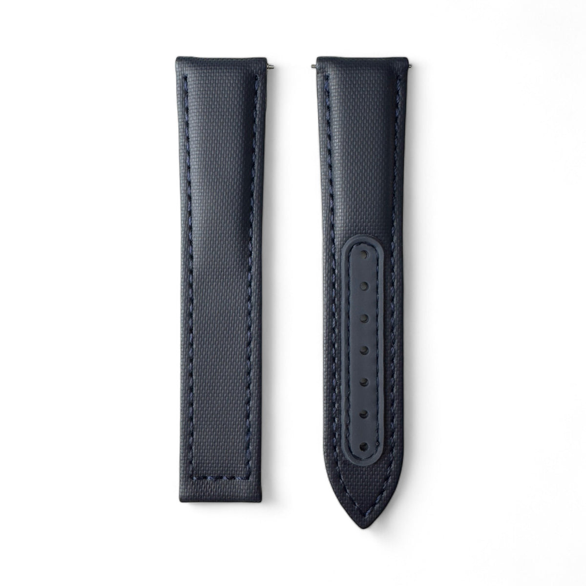 DEPLOY Premium Navy Blue Sailcloth Deployant Watch Strap | Northstar Straps